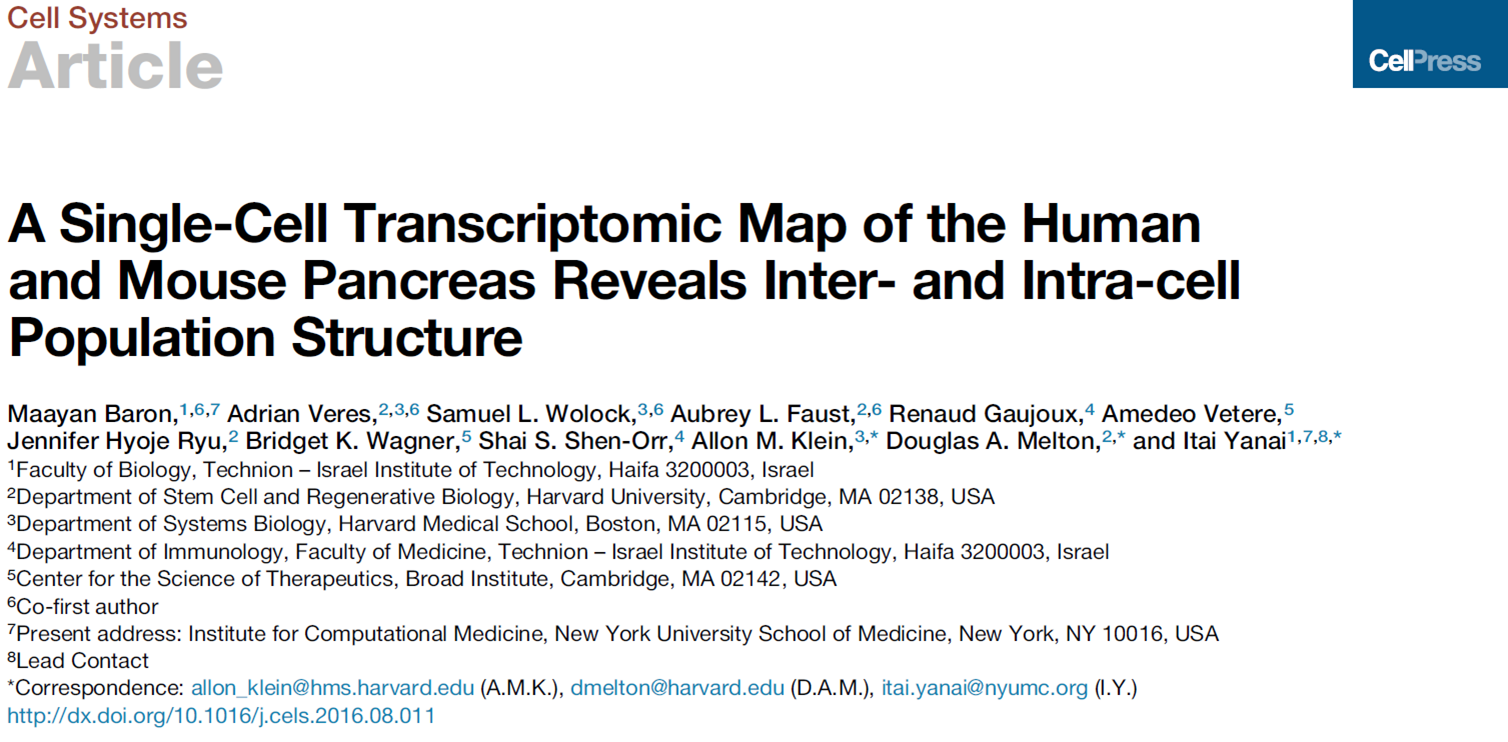 A Single-Cell Transcriptomic Map